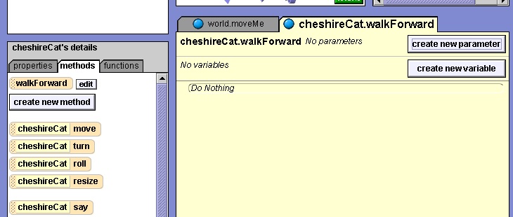 How To Create Parameters In Alice